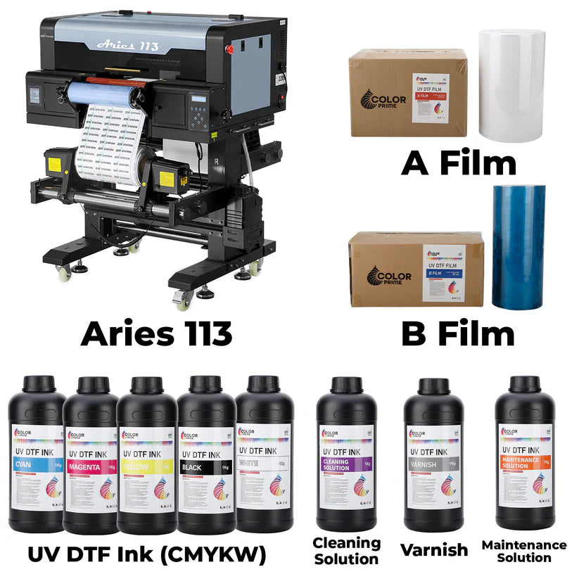DTF Station Aries 113 UV DTF Printer 12.6" width – kolormatrix