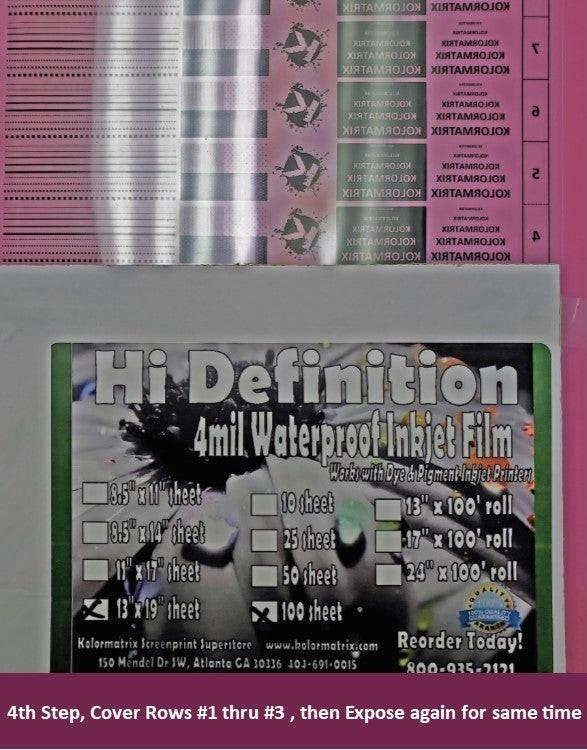FREE Screen Print Exposure Calculator – kolormatrix